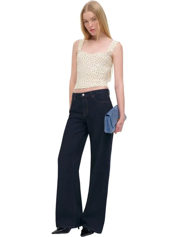 REFORMATION Hester Top - Ivory