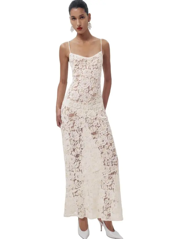REFORMATION Parma Dress - Champagne