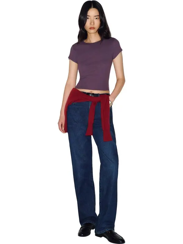 REFORMATION Muse T-shirt - Purple