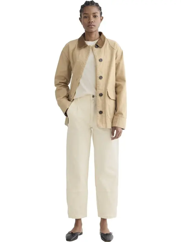 Everlane Utility Barrel Pant - Bone