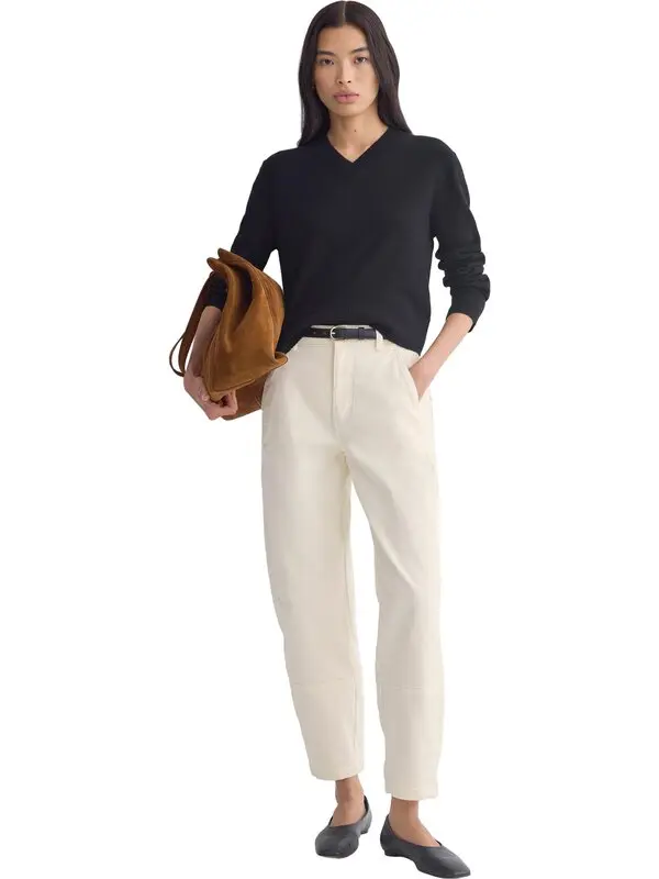 Everlane Utility Barrel Pant - Bone