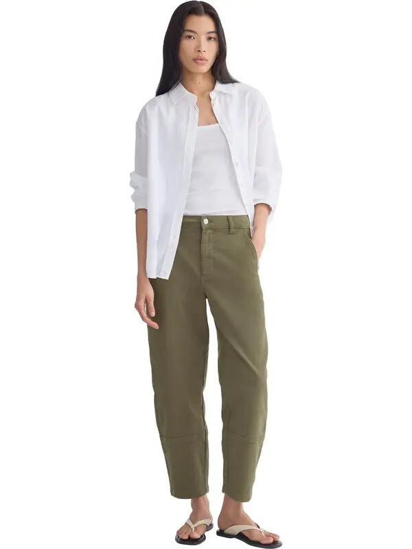 Everlane Utility Barrel Pant - Kalamata