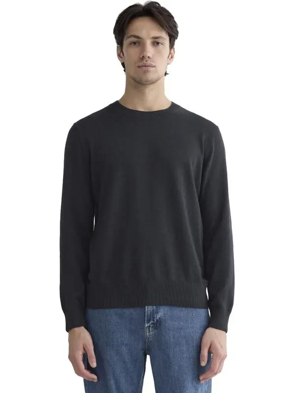 Everlane No-sweat Sweater - Heathered Midnight