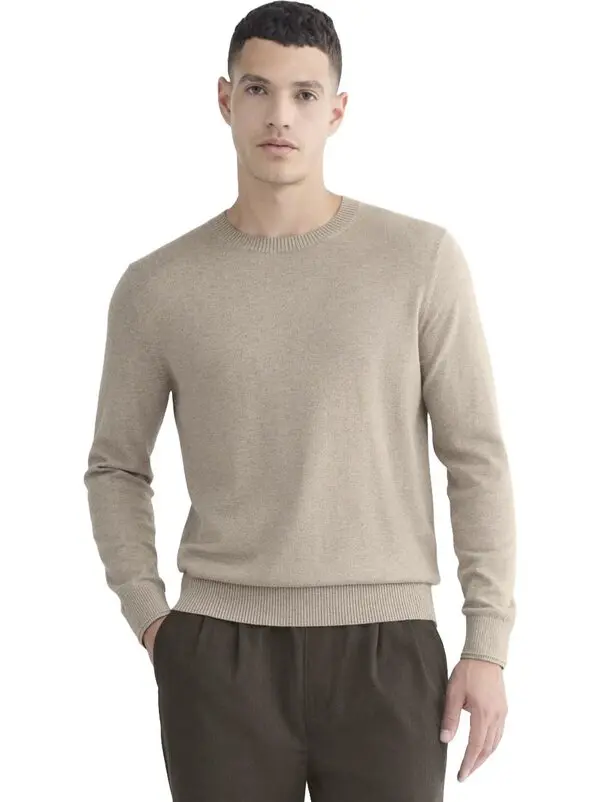 Everlane No-sweat Sweater - Heathered Oatmeal