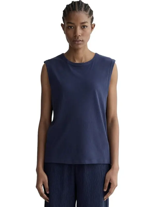 Everlane Air Muscle Tank - Navy