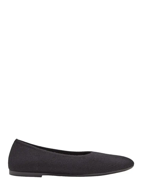 Everlane Ballet Flat In Reknit - Black