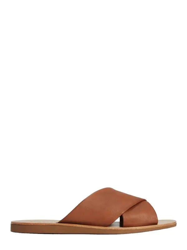 Everlane Day Crossover Sandals - Sienna Brown