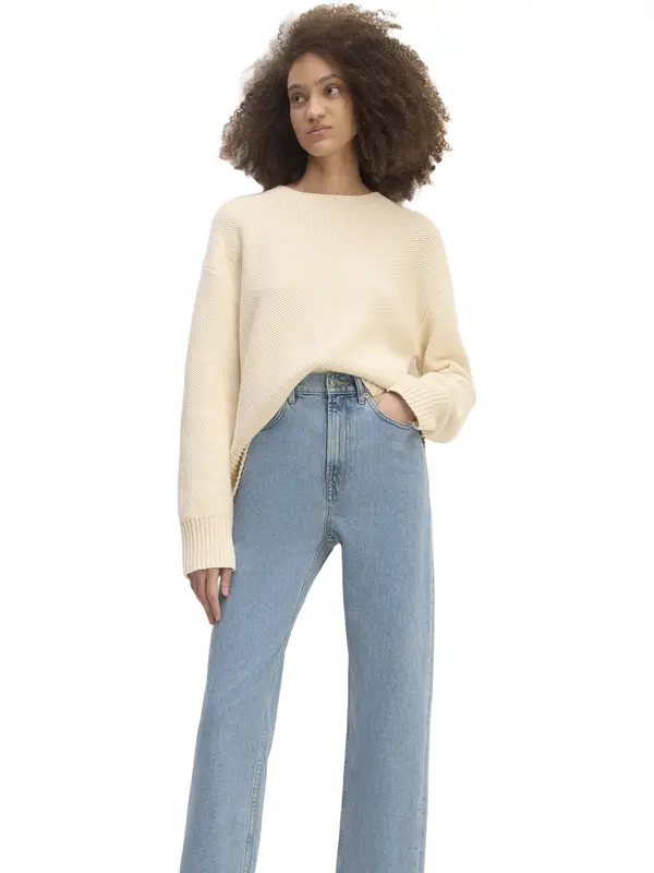 Everlane Way-high® Straight Leg Jean - Light Indigo