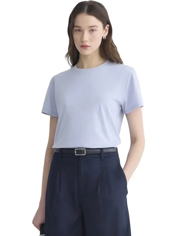 Everlane Box-cut Essential Cotton T-shirt - Aleutian