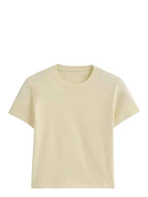 Everlane Box-cut Essential Cotton T-shirt - Double Cream