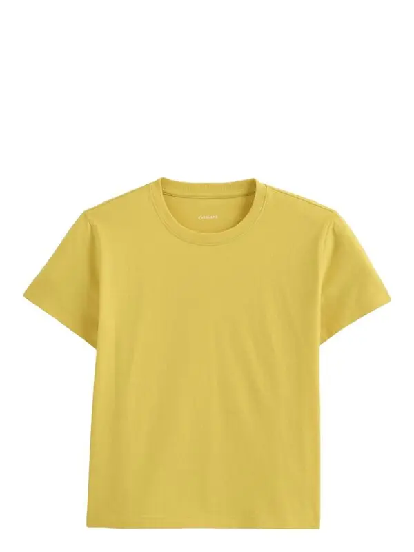Everlane Box-cut Essential Cotton T-shirt - Passion Fruit