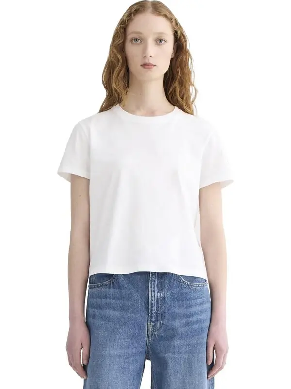 Everlane Box-cut Essential Cotton T-shirt - White