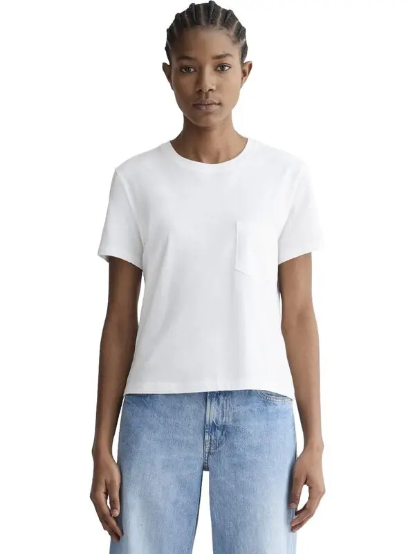 Everlane Box-cut Essential Cotton T-shirt - White