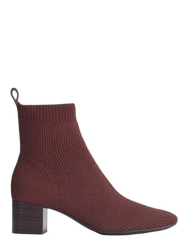 Everlane Glove Knit Boots - Burgundy