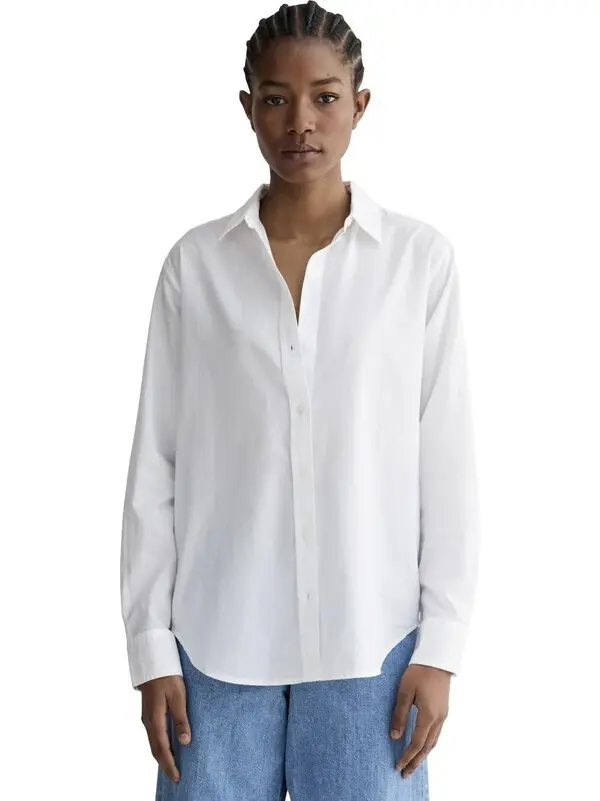 Everlane Silky Cotton Shirt - White