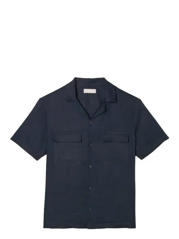 Everlane Resort Shirt, Linen Size - Deep Navy