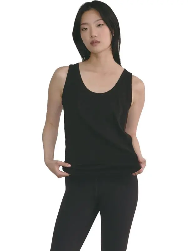 Everlane Relaxed Tank Top - Black