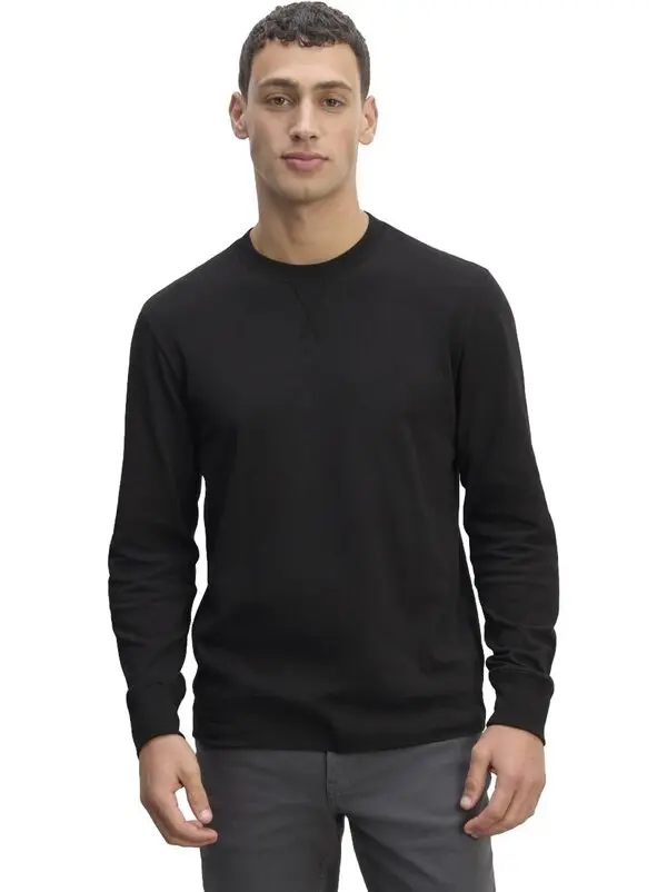 Everlane Premium-weight Relaxed Crew Neck Tshirt - Black