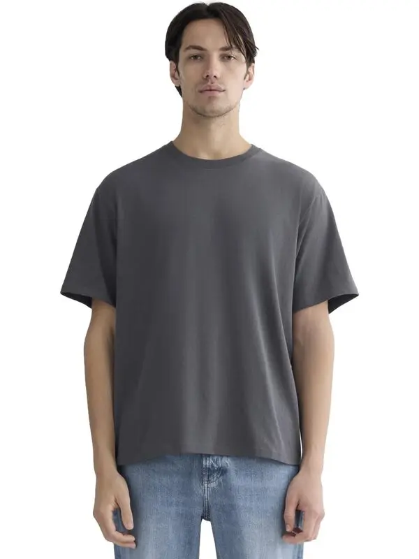 Everlane Premium-weight Relaxed Crew Neck Tshirt - Graphite
