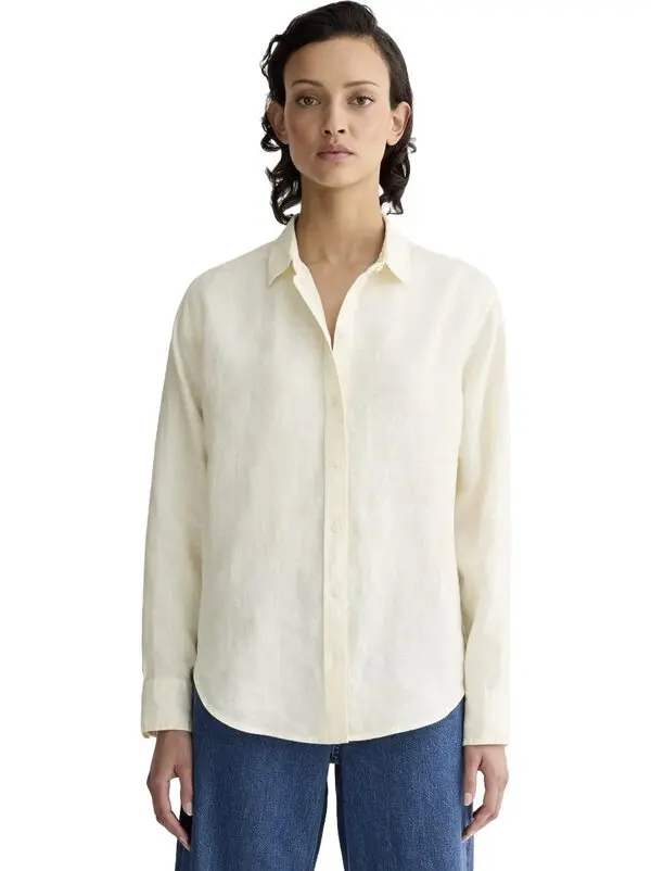 Everlane Linen Relaxed Shirt - Bone