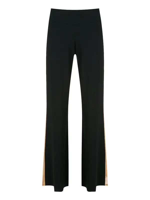 LYGIA & NANNY Side-stripe Trousers - Black