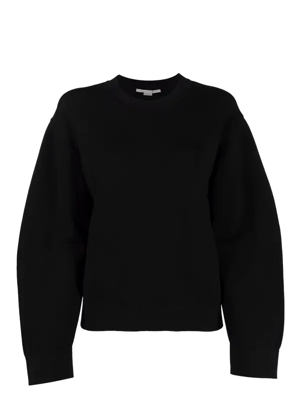 Stella McCartney Compact-knit Jumper - Black
