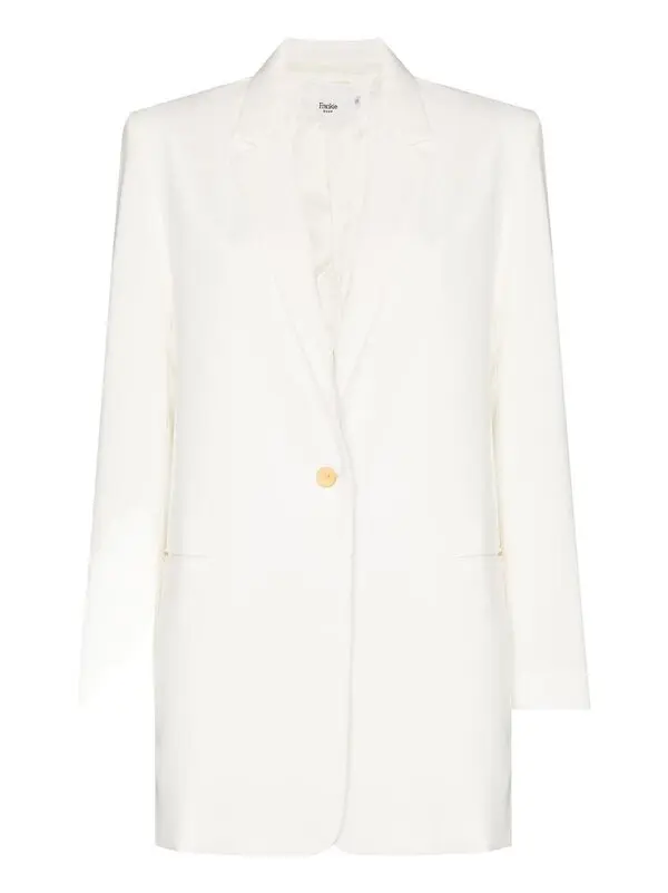 THE FRANKIE SHOP Isla Oversized Blazer - White