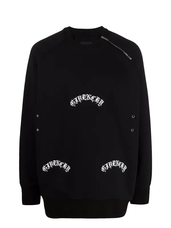 Givenchy Logo-print Sweatshirt - Black