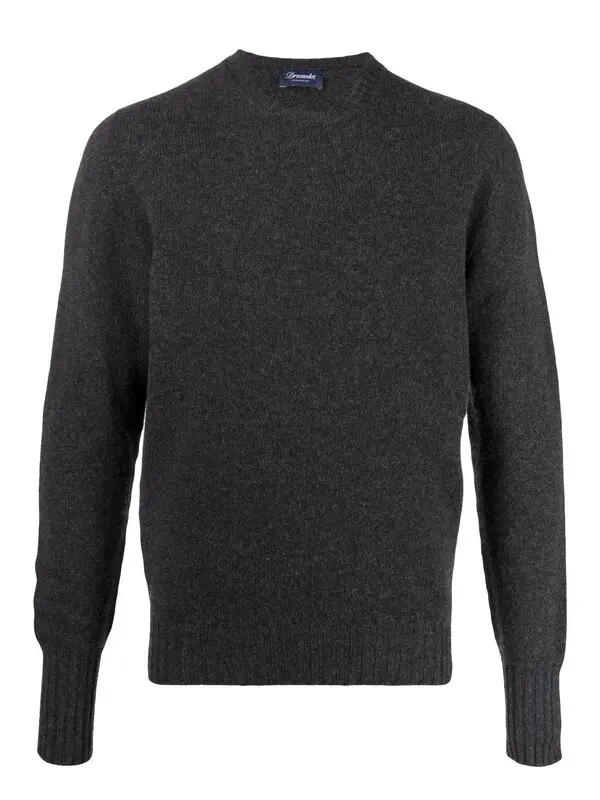 DRUMOHR Long-sleeve Knitted Jumper - Black