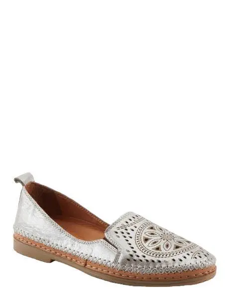 SPRING STEP SHOES Ingrid Flat - Silver
