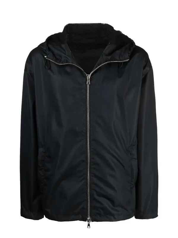 Balmain Logo-print Hooded Jacket - Black