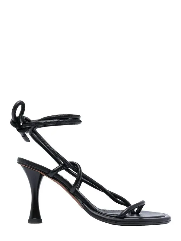 Proenza Schouler Pipe Strappy Sandals - Black
