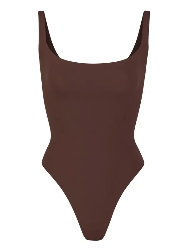 SKIMS Square Neck Bodysuit - Cocoa
