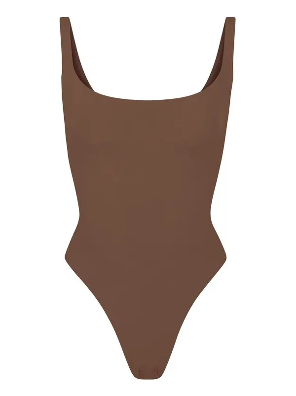 SKIMS Square Neck Bodysuit - Jasper