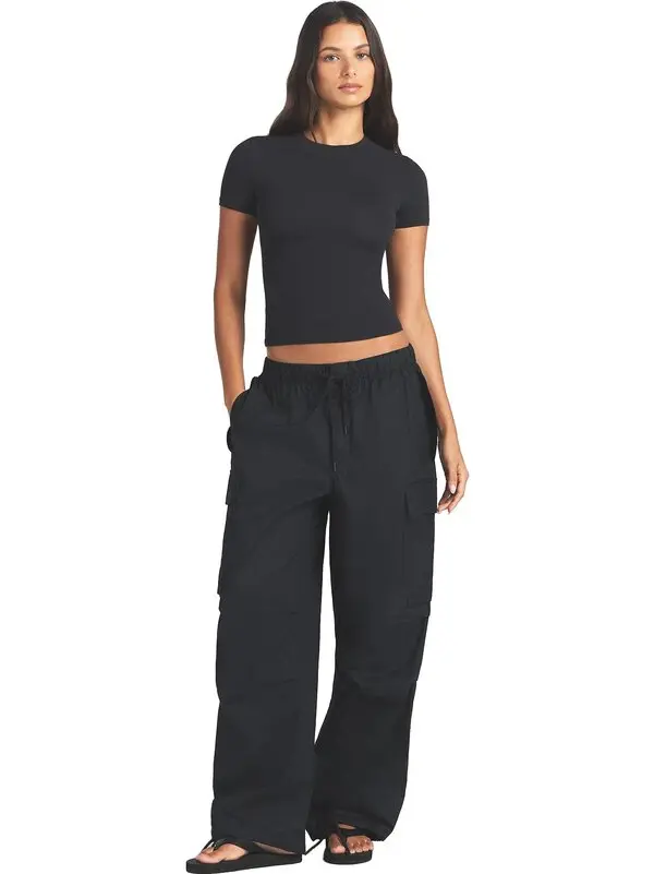 SKIMS Cotton Jersey T-shirt - Soot
