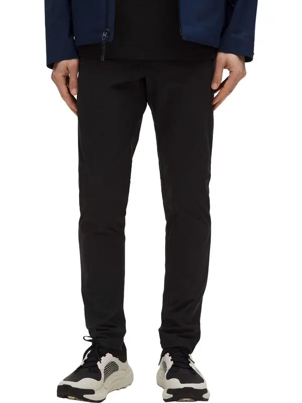 Lululemon Abc Slim-fit 5-pocket Pants With 32l Inseam - Black