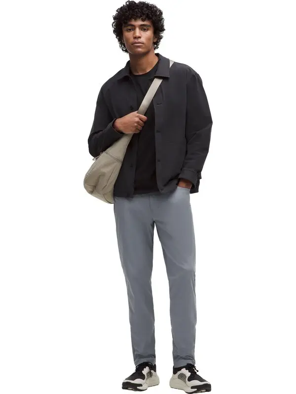Lululemon Abc Slim-fit 5-pocket Pants With 32l Inseam - Solar Grey