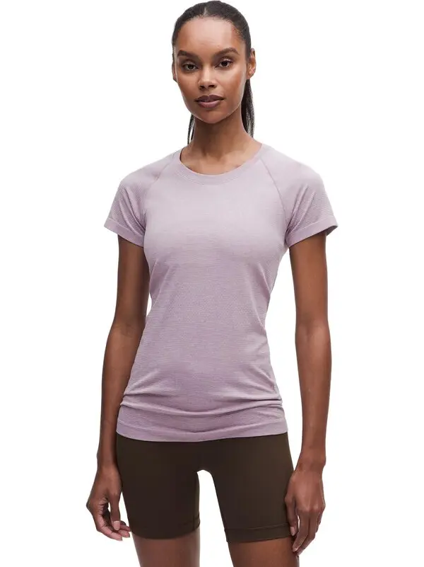 Lululemon Swiftly Tech Short-sleeve Shirt 2.0 - Lilac Play/lotus Lavender