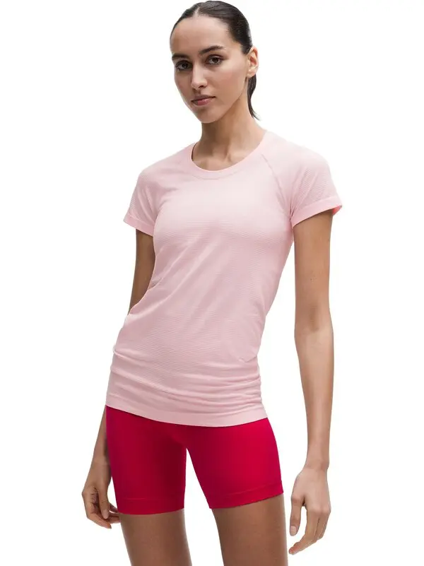 Lululemon Swiftly Tech Short-sleeve Shirt 2.0 - Pink Pearl/pink Pearl
