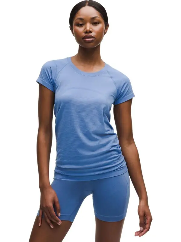 Lululemon Swiftly Tech Short-sleeve Shirt 2.0 - Prep Blue/prep Blue
