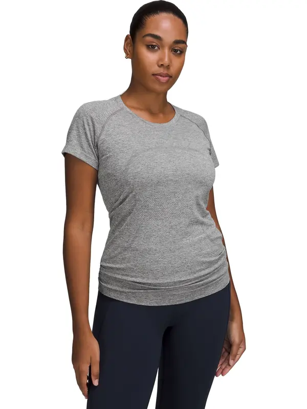 Lululemon Swiftly Tech Short-sleeve Shirt 2.0 - Slate/white