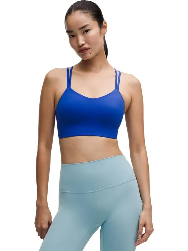 Lululemon Like A Cloud Longline Bra - Beach Ball Blue