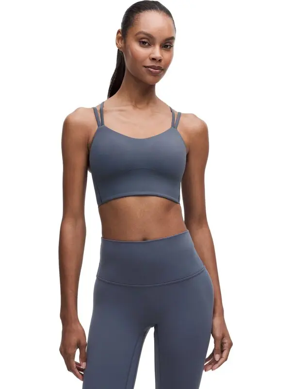 Lululemon Like A Cloud Longline Bra - Dusty Diamond