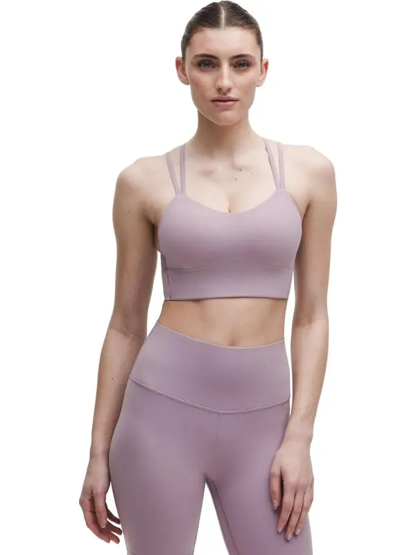 Lululemon Like A Cloud Longline Bra - Lotus Lavender