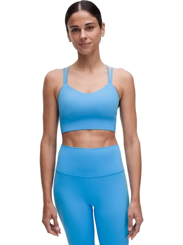 Lululemon Like A Cloud Longline Bra - Ocean Wave