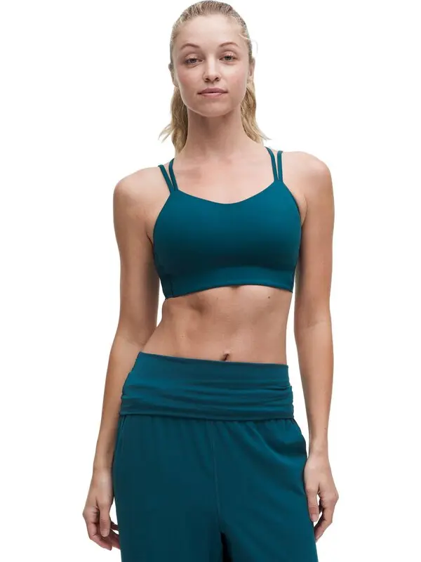 Lululemon Like A Cloud Longline Bra - Remixed Marine