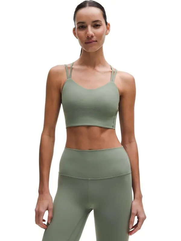 Lululemon Like A Cloud Longline Bra - Willow Leaf