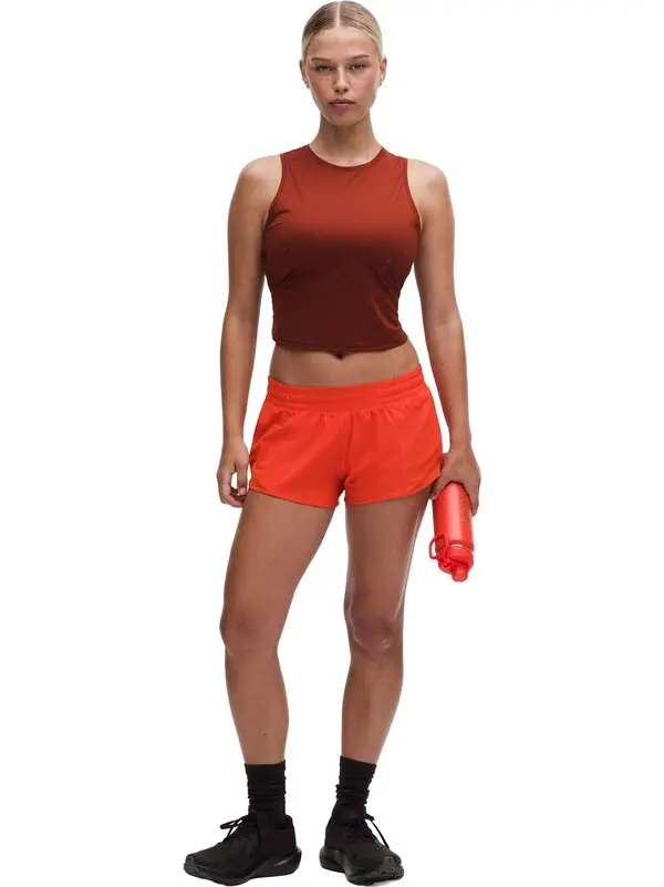 Lululemon Hotty Hot Low-rise Lined Short 2.5 - Cherry Ember