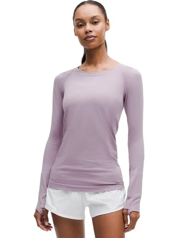 Lululemon Swiftly Tech Long-sleeve Shirt 2.0 - Lotus Lavender/lotus Lavender
