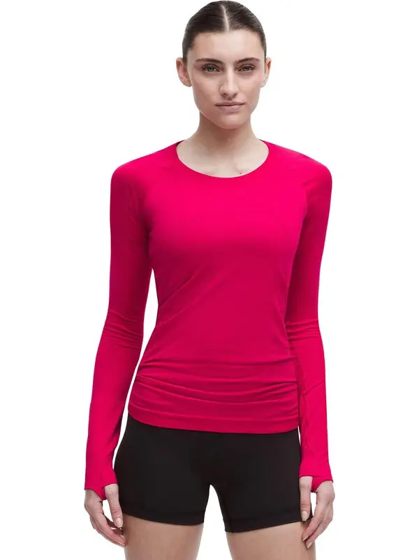 Lululemon Swiftly Tech Long-sleeve Shirt 2.0 - Mulberry Spark/mulberry Spark